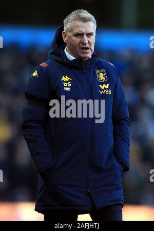 Leicester City manager Dean Smith during the Premier League match at ...