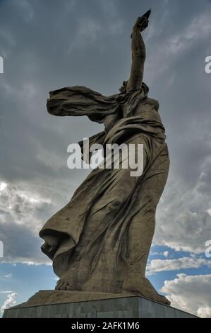Legendary Statue of Mother Russia, monument commemorating the Battle of ...