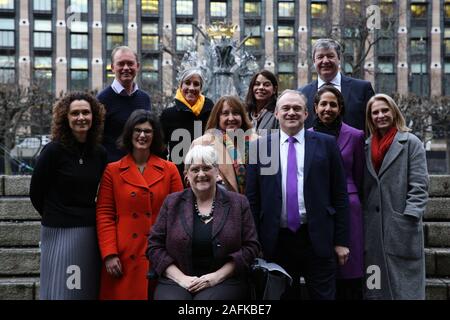 (left to right) Sarah Olney, Layla Moran MP, Ed Davey MP, Norman Lamb ...