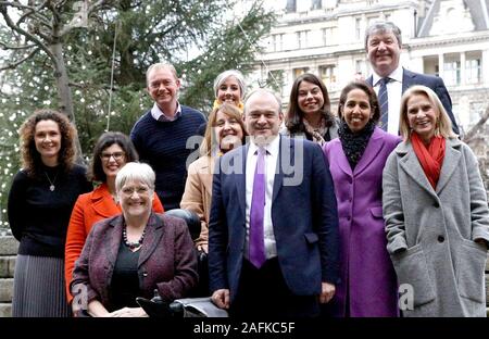 (left to right) Sarah Olney, Layla Moran MP, Ed Davey MP, Norman Lamb ...