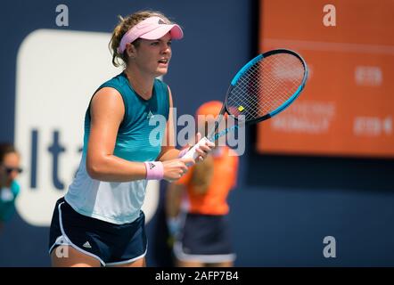 Catherine McNally of the United States in action during her second ...