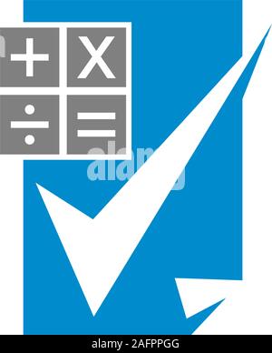 Bookkeeping Accounting logo design template vector Isolated Stock ...