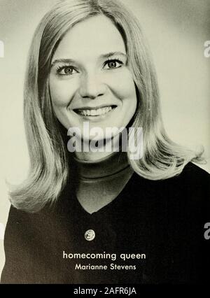 . The Rhododendron [serial]. homecoming queen and court Stock Photo - Alamy