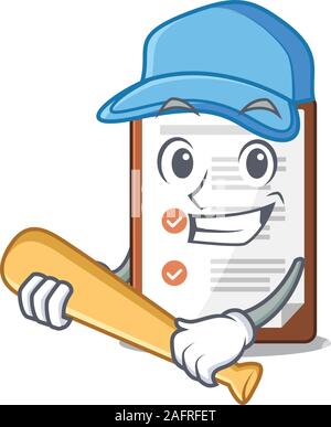 cool clipboard Scroll mascot cartoon style playing Juggling Stock ...