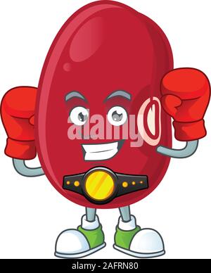 Happy face adzuki beans character with money on hand Stock Vector Image ...