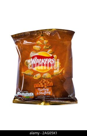Multipack bag of Walkers Christmas Dinner for Sprout Haters crisps with ...