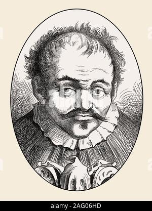 JOHANN GEORG FAUST (c 1480 or 1466 - c 1541) German alchemist with ...