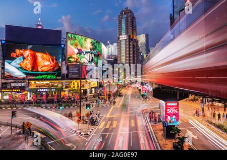 The area known as The Golden Triangle of Kuala Lumpur, Malaysia Stock ...