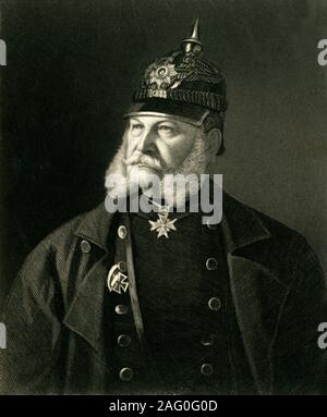Franco-Prussian War 1870-1871: Wilhelm I (1797-1788) king of Prussia ...