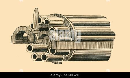 GATLING MACHINE GUN 1862 Stock Photo - Alamy