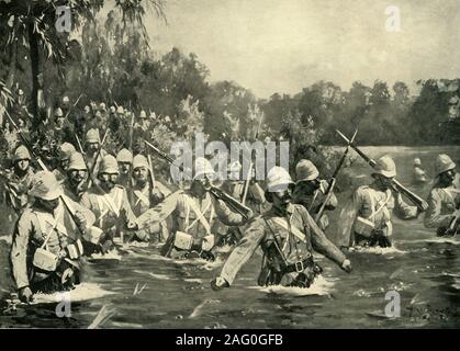 Battle of Modder River: Argyll and Sutherland Highlanders crossing the ...