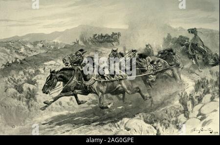 Boer War. Portrait of Christian de Wet, Boer leader, in 1900 Stock ...