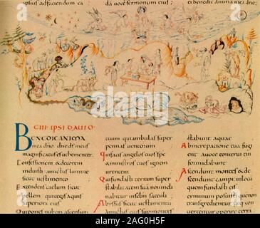 . English: British Library Manuscript Harley 913, fol 3r. Mid-14th ...