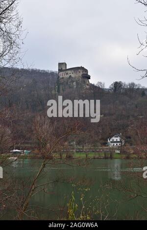 Fortress of Greifenstein over the Danube in Austria, near Vienna Stock ...
