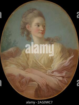 Portrait of a Young Woman, 1770s Stock Photo - Alamy