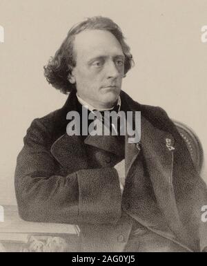 Portrait of the pianist and composer Henry Litolff (1818-1891) , 1849 ...