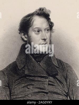 Portrait of pianist and composer Amédée Méreaux (1802-1874). Museum ...