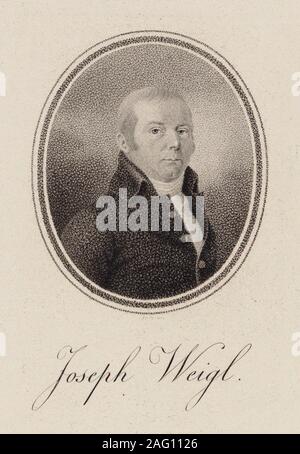 Portrait of the cellist Joseph Franz Weigl (1740-1820) , c. 1800 ...