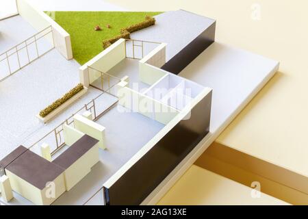 model of a roofless apartment building, close up Stock Photo - Alamy