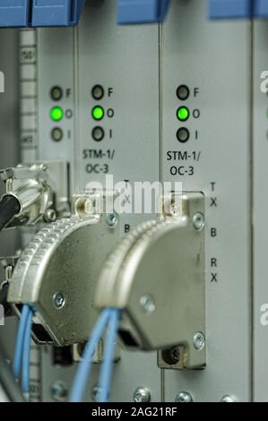 Working equipment in mobile switching center Stock Photo - Alamy