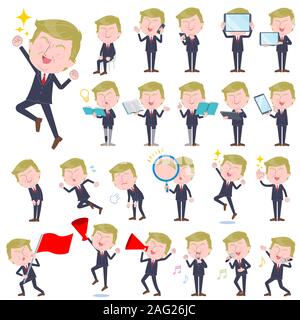 blond man with magnifying glass character Stock Vector Image & Art - Alamy