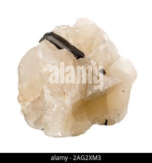 Close up black schorl stone on gray background Stock Photo - Alamy
