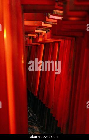 Religious Shinto Torri sign isolated on a white background Stock Photo ...