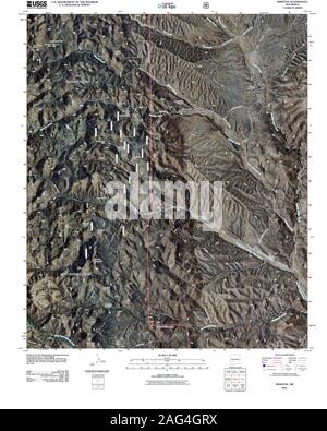 USGS TOPO Map New Mexico NM Panama Ranch 194152 2001 24000 Inverted ...