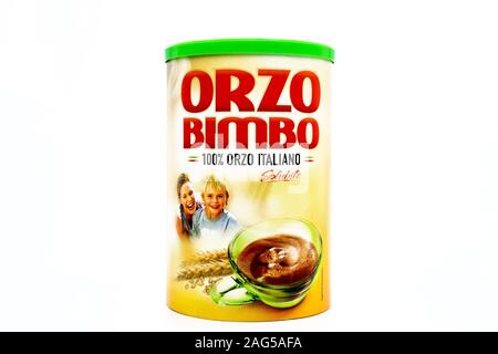 Orzo Bimbo 100% Italian Instant Soluble Barley Stock Photo - Alamy