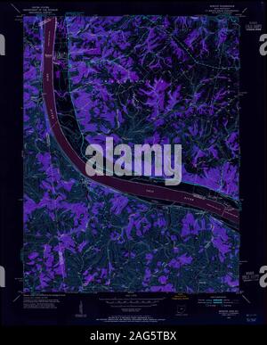 Moscow, Ohio, map 1953, 1:24000, United States of America by Timeless ...