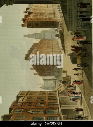 General Post Office, Lombard Street, London, 1827 Artist: Charles Hunt ...