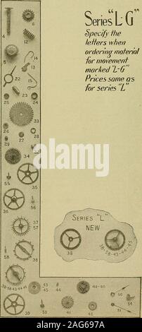 . 20th century catalogue of supplies for watchmakers, jewelers and ...