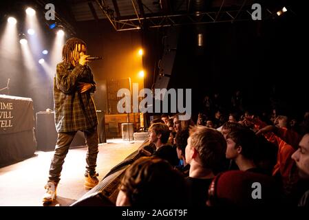 Copenhagen, Denmark. 17th Dec, 2019. The American rapper J.I.D ...