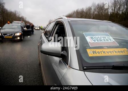 ALMELO, 18-12-2019, Netherland, Dutchnews, Farmers protest at the ...