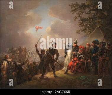 The Legend of the Danish Flag (the Dannebrog) Falling from the Heavens ...