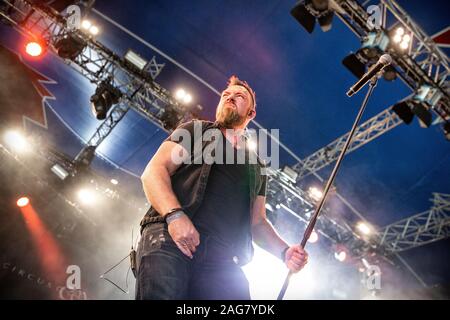 Circus Maximus' singer Michael Eriksen, supporting act for Symphony X ...