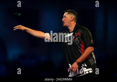 Ben Robb in action during day six of the William Hill World ...