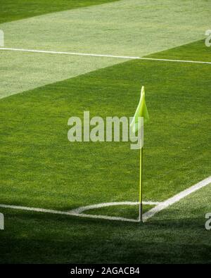 UEFA Champions League corner flag before the UEFA Champions League ...