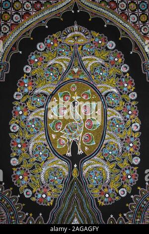 Rogan Art practiced in the Kutch District of Gujarat, India. Paint made ...