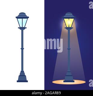 park streetlamp isolated icon vector illustration design Stock Vector ...