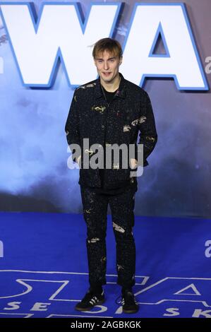 Sam Fender attending the Star Wars: THE RISE OF SKYWALKER. at the ...