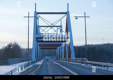 Urban Finnish bridge design on the way to Lahti Finland Stock Photo - Alamy