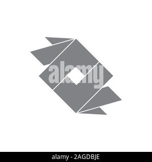 Letter N 3d geometric symbol simple logo vector Stock Vector Image ...