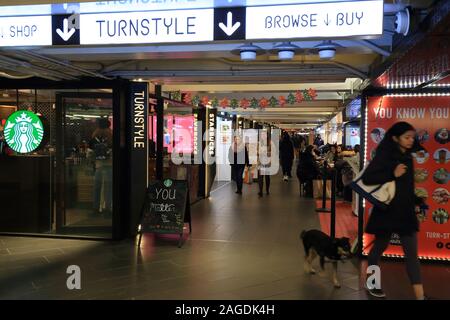 TurnStyle Underground Market at Columbus Circle, New York City, USA ...