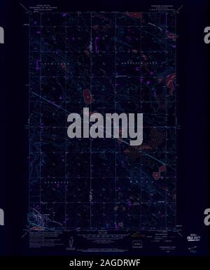 Anamoose, North Dakota, map 1958, 1:24000, United States of America by ...