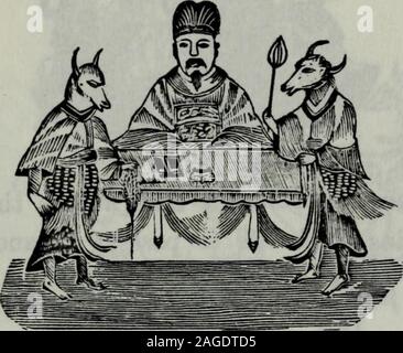 A Chinese hell guardian Stock Photo - Alamy