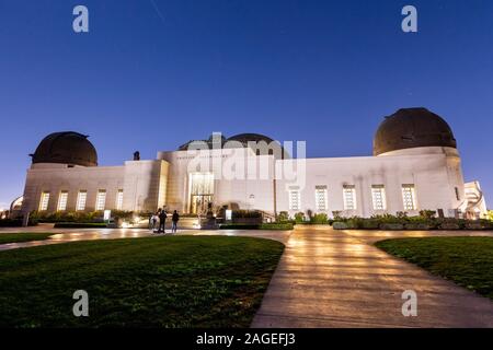 memorial of famous scientists at Griffith observatory in Los Angeles ...