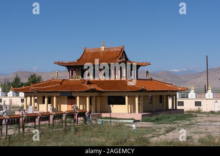 Shankh Monastery temple in Mongolia Stock Photo - Alamy