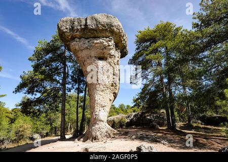 La Ciudad Encantada, Spanish natural site of calcareous or limestone ...