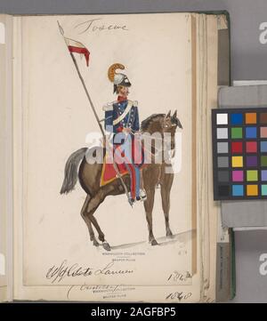 Italy Italian soldier. Tuscany, 1848-1852.; Italy Italian soldier ...
